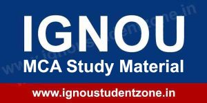 IGNOU MCA Study Material | IGNOU MCA Books - Ignou Student Zone
