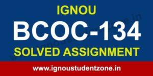 IGNOU PGDIBO Solved Assignment 2020-21 - Ignou Student Zone