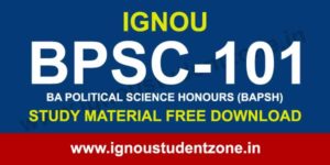 IGNOU BLIS Study Material Free Download | IGnouStudentZone.In